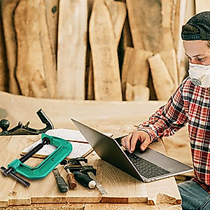 4 Pcs C Clamp Set 4 Inch Heavy Duty G-Clamps Automotive and Wood Working Clamps with 4 Inch Jaw Opening Sliding for DIY Carpentry Woodworking Welding and Building(4 Inch, 4 Pcs)