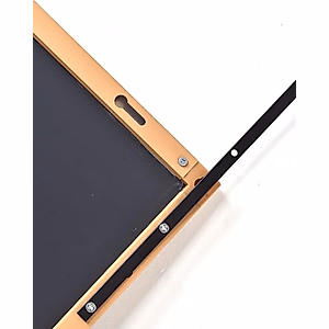 Otlsh 14"×48" Door Mirror,Full Length Mirror, Over The Door, Wall Mirror, Thin Frame, Aluminum Alloy, for Bedroom, Living Room, Entryway -Gold