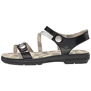Greenleaf Women's Unity Sandal, Patent Black, 10