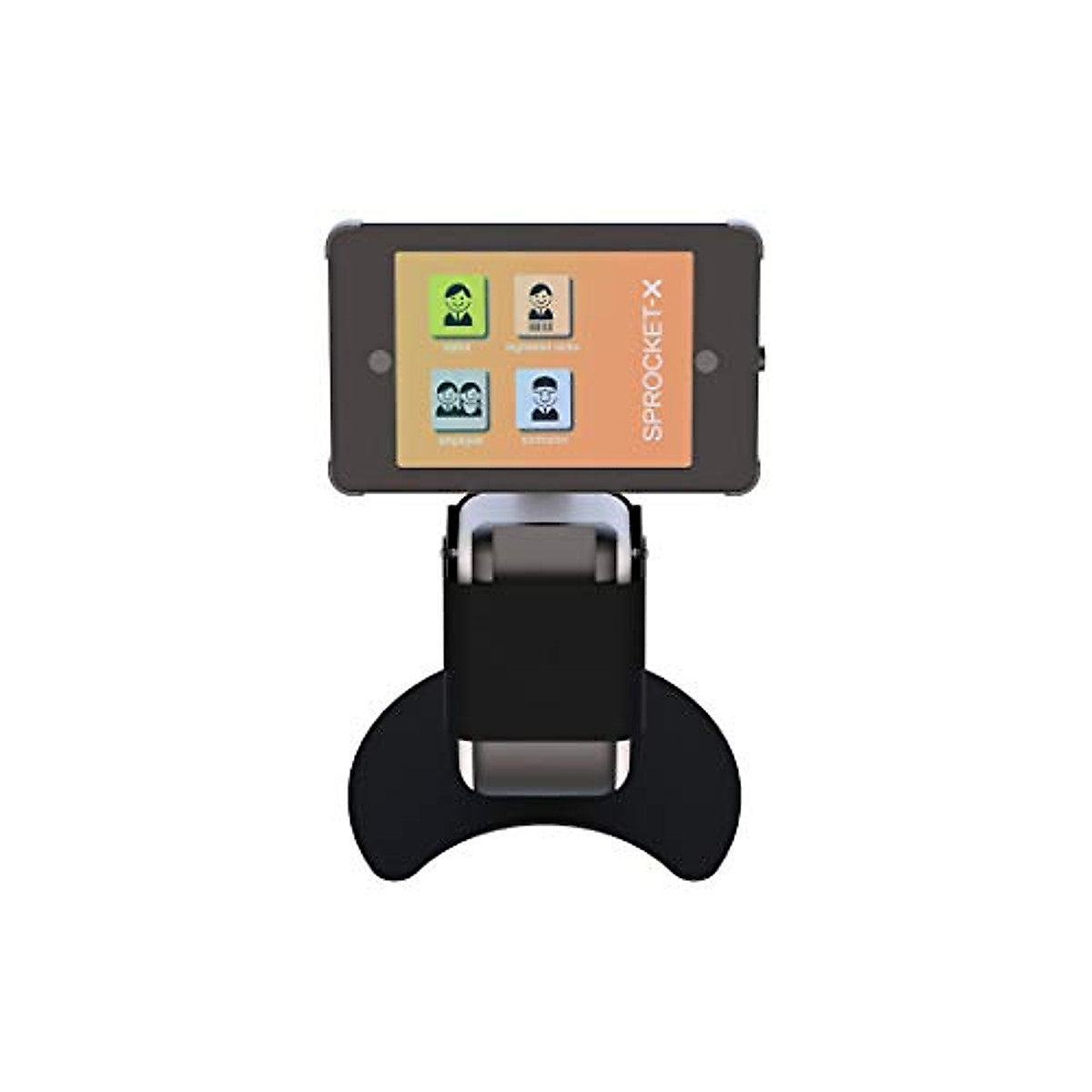 Sprocket X Integrated Desk Stand for iPad 10.2 [iPad 7th & 8th Gen] and Brother Label Printer