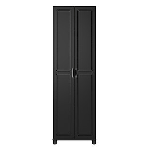 SystemBuild Kendall 24" Utility Storage Cabinet - Black