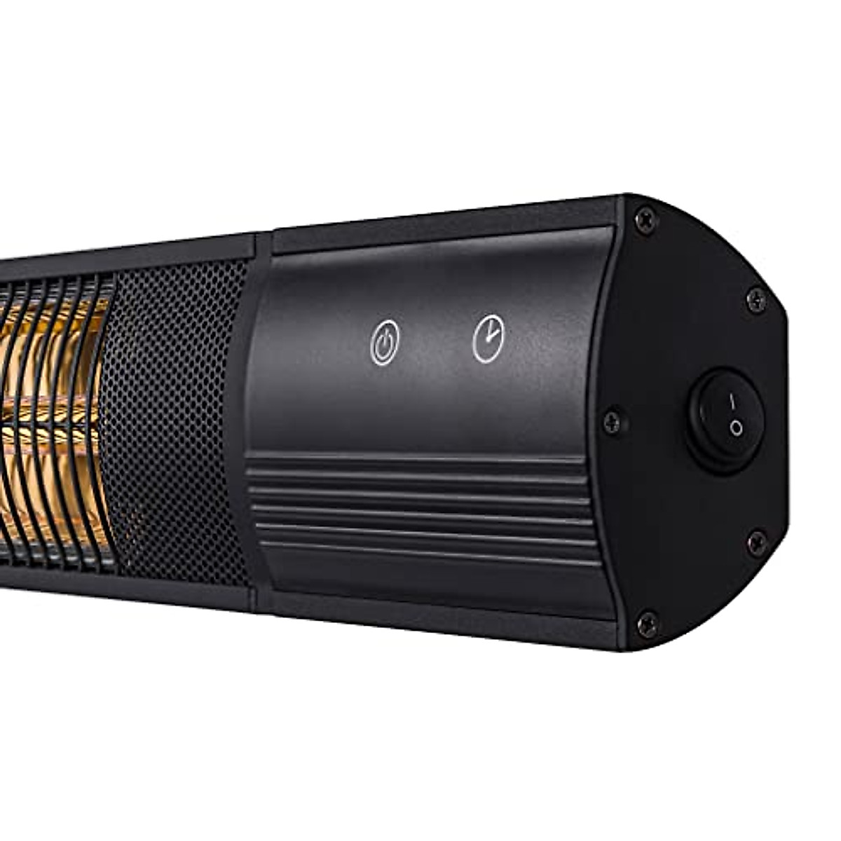 Newair Outdoor Electric Infrared Wall Patio Space Heater, 1500 Watts, Rose Gold Radiant Tube Heating, Remote Control, 2 Wall Mounts, Mounting Hardware for Outdoor Spaces, Patios, Porches and More