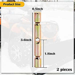 2 Pcs Pro Shear Pin for Polaris ATVs Snow Plow Glacier,Replacement Snow Plow Shear Pin Accessories Compatible with Polaris ATV 2015-2019 Sportsman Replace 2205063