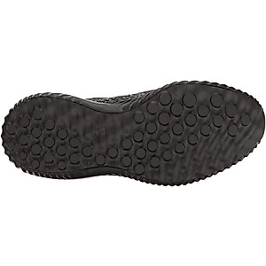 adidas Boy's Alphabounce AMS j Running Shoe, Black/Utility Black/White, 6 M US Big Kid