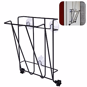 codree 9x6.7 Inch Large Ice Scoop Holder Heavy Duty-Foldable Stainless Steel Ice Scoop Holder for Counter Top Ice Maker Freezer Refrigerator Kitchen Bar Party Event, Dishwasher Safe(L)