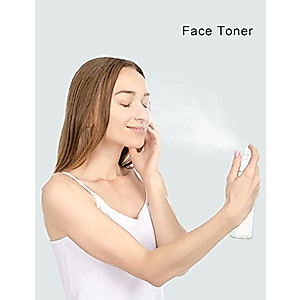 ZLEVEAYN 4oz Plastic Spray Bottles Fine Mist 12 Pack Refillable Empty Travel Size Containers Leak Proof for Toiletries Perfume Essential Oil Alcohol Hair Spray