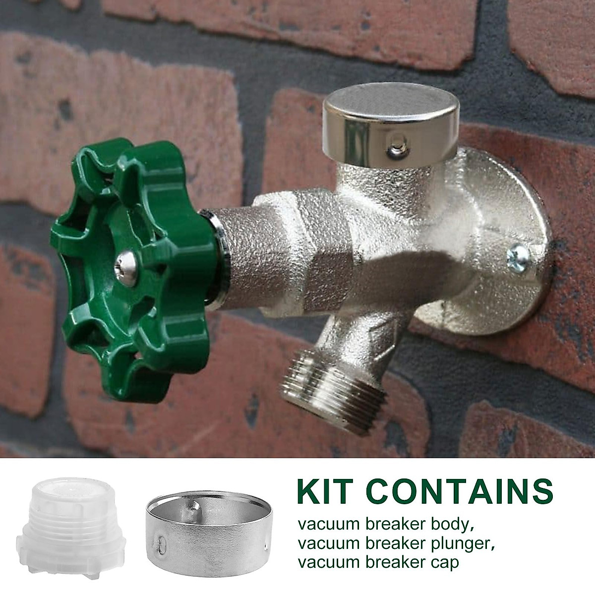 630-7500 Vacuum Breaker Service Parts Kit for prier, Fits for series 400/500, Outdoor Faucet Repair Kit Wall Hydrant Vacuum Breaker Replacement Kit