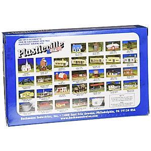 Bachmann Trains - PLASTICVILLE U.S.A. BUILDINGS – CLASSIC KITS - BARN - HO Scale