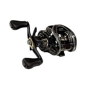 Daiwa, CR80 Casting Reel, 7.5:1 Gear Ratio, 7BB, 1RB Bearings, 15 lb Max Drag, Left Hand-CR80HSL Black