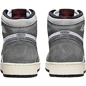 Big Kid's Jordan 1 Retro OG Washed Black Blk/Fire Red/Wht (FD1437 051) - 4