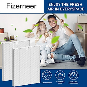 Fizerneer D360 Ture HEPA Replacement Filter Compatible with Winix D360 Air Purifier, Item Number 1712-0101-02, 2 Ture HEPA Filter Only