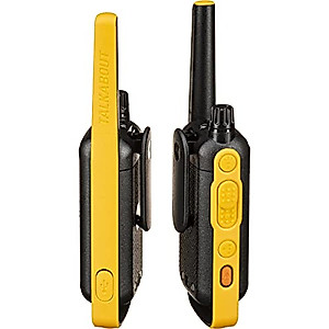 Motorola Solutions T470 Two-Way Radio Black W/Yellow Rechargeable Two Pack
