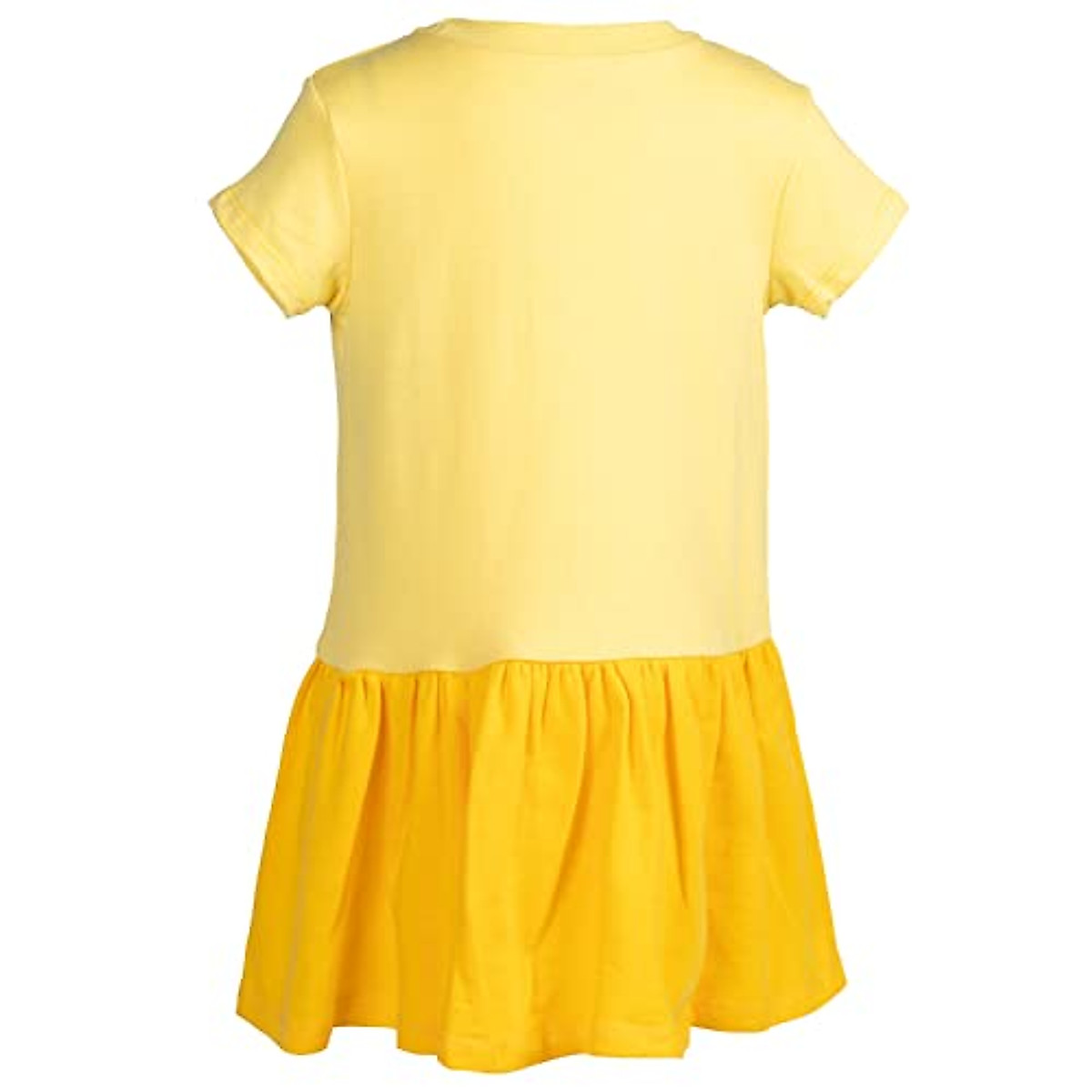 Disney Princess Belle Little Girls French Terry Dress Princess Belle Yellow 7-8