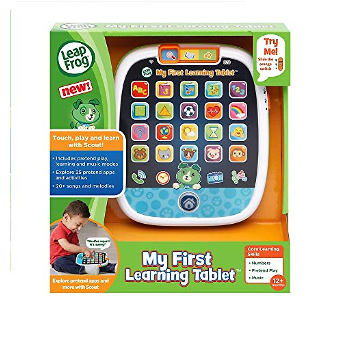 LeapFrog My First Learning Tablet, Scout, Green