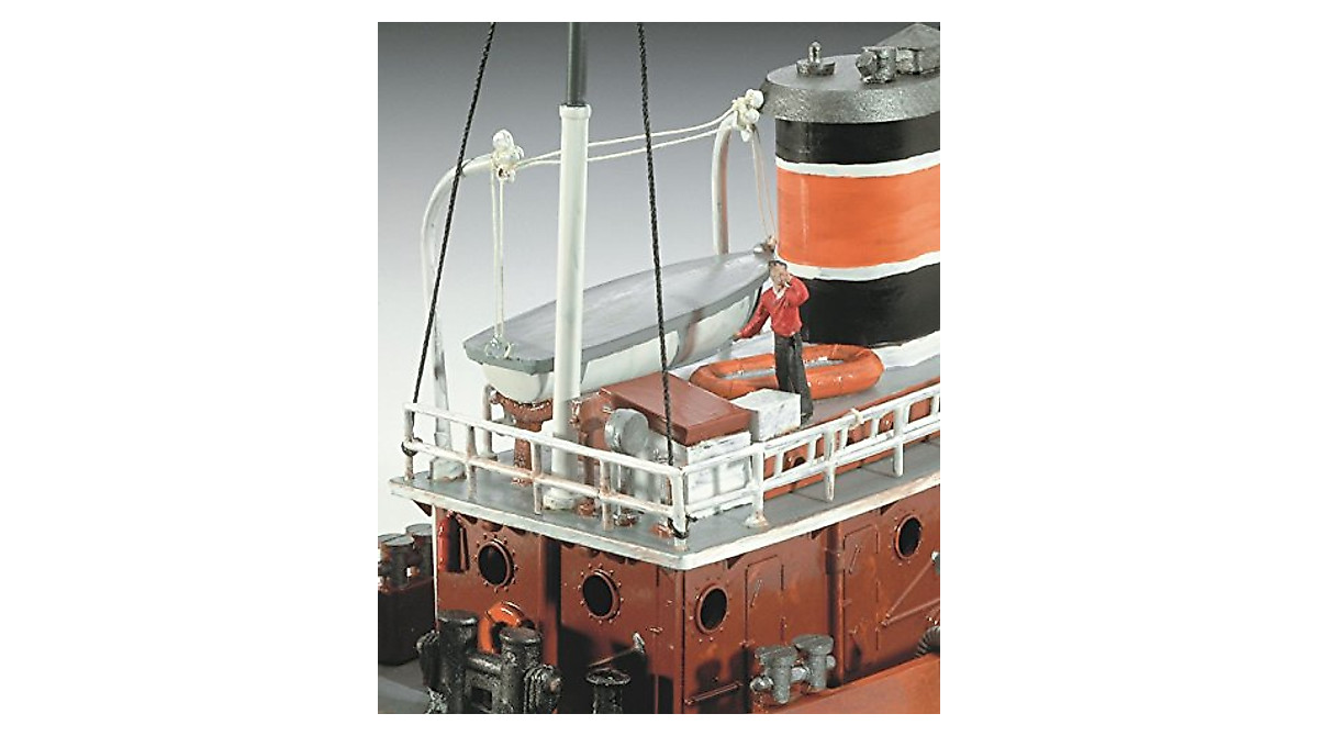 Revell Harbour Tug Boat Model Kit | Detailed 1:108 Scale Boat