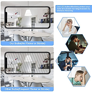 XININSUN G16.5 LED Bulb,E12 40W Candelabra Dimmable Chandelier Light Bulbs 4000K Daylight White Clear 400lm 4W G50 Vintage LED Filament Edison Candle Bulb with Decorative,6Pack