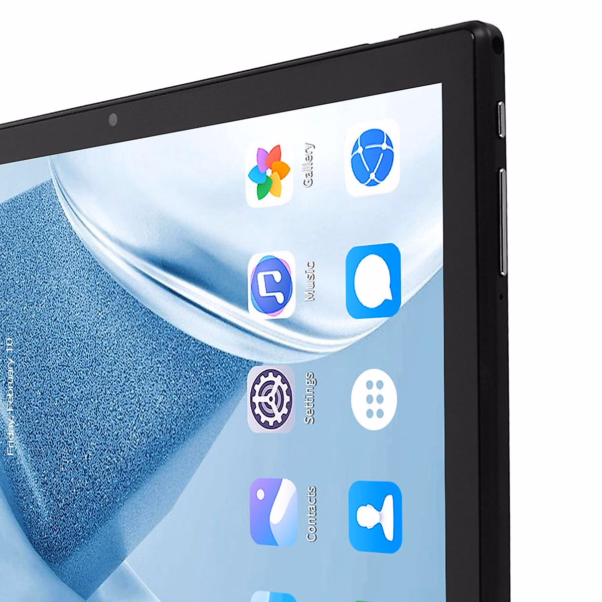 Honio Tablet, 5.0 8GB RAM 256GB ROM 7000mAh 10.1 Inch Tablet 100‑240V Front 8MP Rear 16MP for Studying (US Plug)