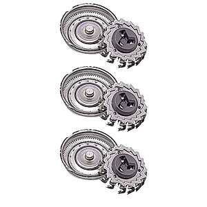 Super-sharp 3 pcs Replacement Shaver Blades For PHILIPS NORELCO RQ12 Series Sensotouch 3D 1280X 1290X 1250XCC