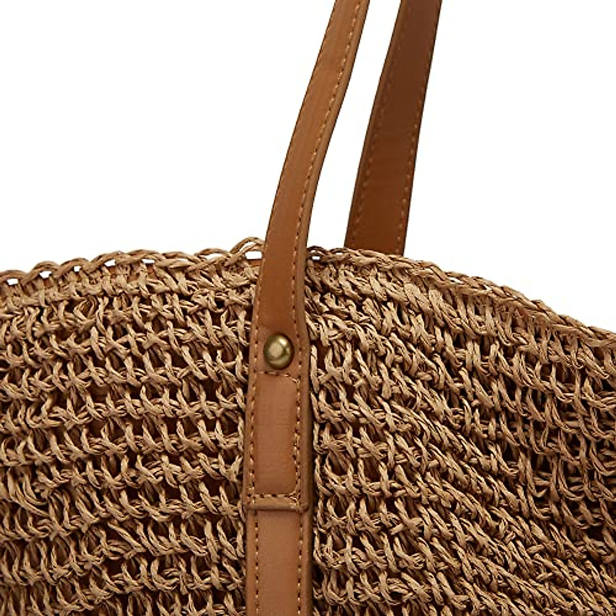 Straw Bags for Women Summer Beach Woven Tote Hobo Handbag Casual Straw Shoulder Bags for Travel Vocation