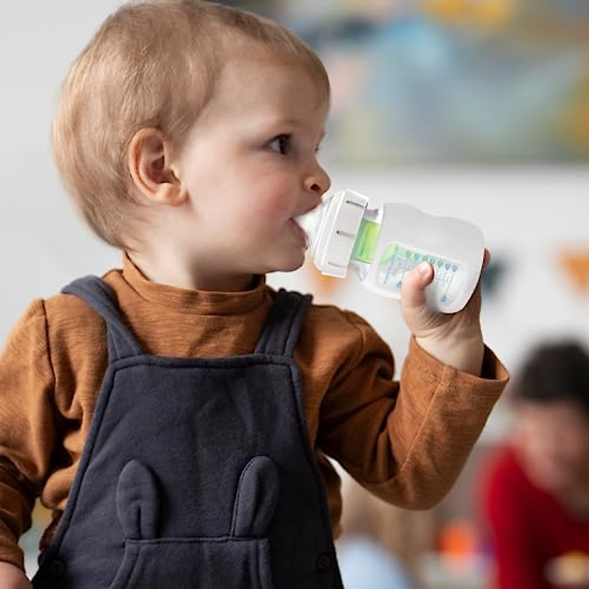 LuQiBabe (2-Pack) Baby Bottle Sleeves for Dr. Brown Baby Bottles 5 oz - Reusable Silicone Baby Bottle Sleeves with Wide Neck - Dishwasher-Safe Bottle Covers for Baby - with Cutout for Easy-to-See