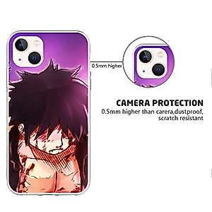 Compatible with LG V60 ThinQ | LG V60 ThinQ 5G Case One Luffy with Piece 876 Anime, Ultra Soft TPU Gel Rubber Phone Case (Clear)