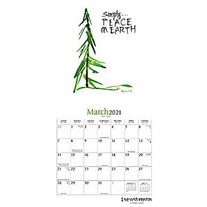 Live With Intention 2021 Calendar: Brush Dance