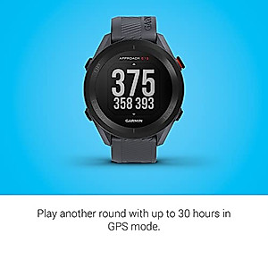 Garmin Approach S12, Easy-to-Use GPS Golf Watch, 42k+ Preloaded Courses, Granite Blue, 010-02472-01