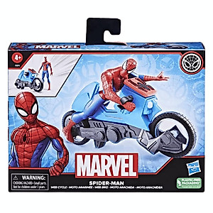 Marvel Spider-Man Web Cycle 5.75-inch Figure