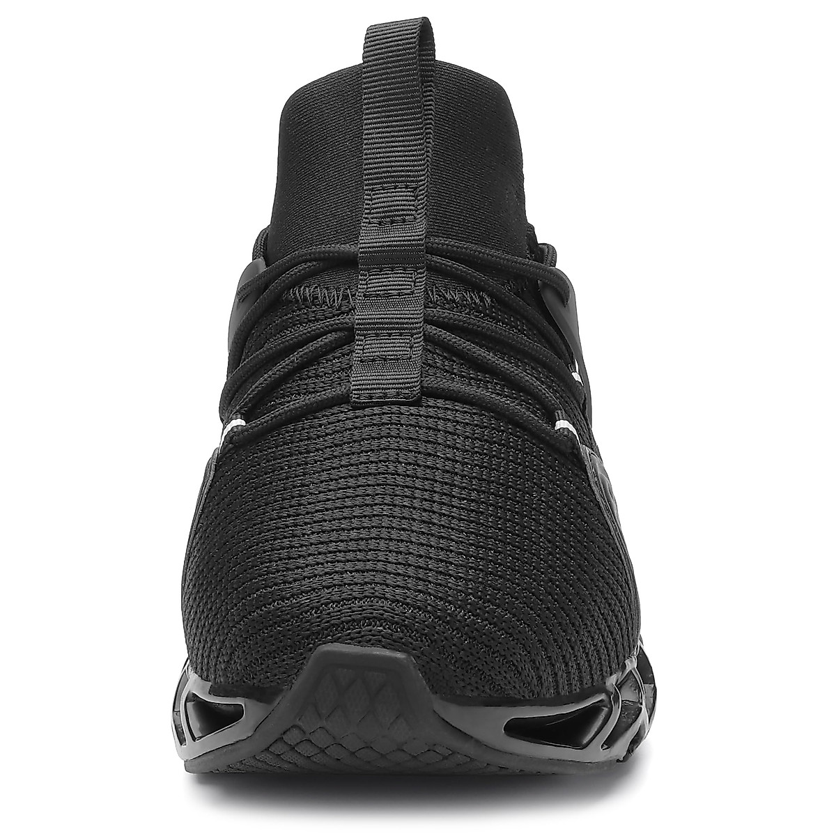 Ezkrwxn Walking Shoes for Women Running Shoes Mesh Breathable Slip on Ladies Gym Workout Athletic Tennis Jogging Sneakers All Black Size 11