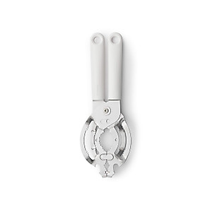 Brabantia Tasty+ Universal Can, Jar, Bottle Opener (Light Grey) Easy to use, Unscrews Small or Large Caps, Tops Lids