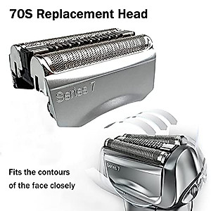 Aijen 70s Shaver Replacement Heads - Compatible with braun Series 7 Replacement Heads - Compatible with 720, 750CC, 760CC, 765C etc.