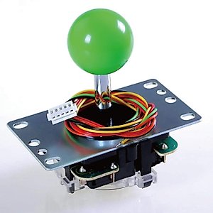 SANWA JLF-TP-8YT Arcade Joystick (Black Ball Top) - Premium, High Precision, Responsive Controls, Multi-Platform Compatible - Ideal for Gaming Enthusiasts, for Arcade Jamma Game 4 & 8 Way Adjustable