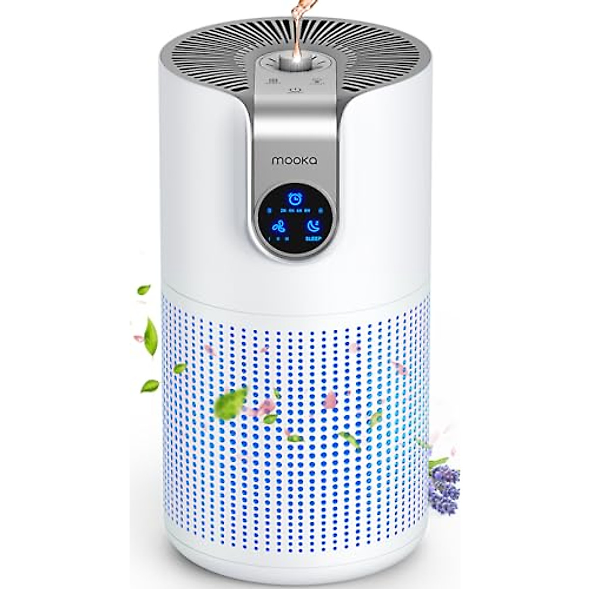 MOOKA B-D02L + M03 Air Purifiers for home large room Combo