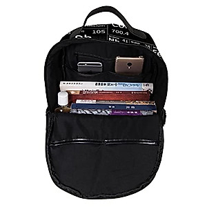 VBFOFBV Laptop Backpack, Elegant Travelling Backpack Casual Daypacks Shoulder Bag for Men Women, Blackboard Periodic Table of Chemical Elements