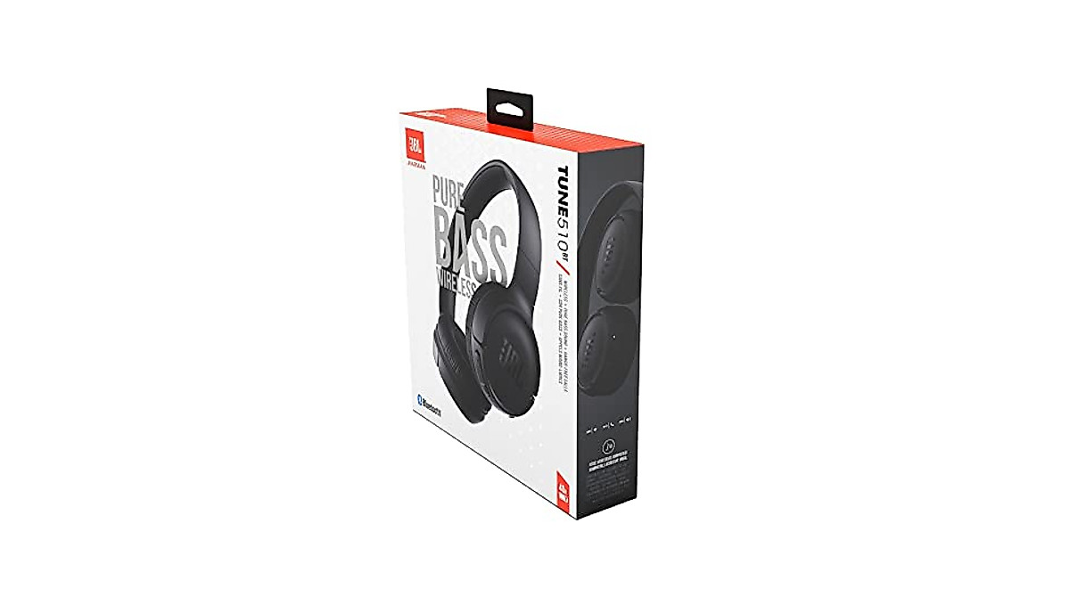 JBL Tune 510BT Wireless Headphones with Pure Bass Sound
