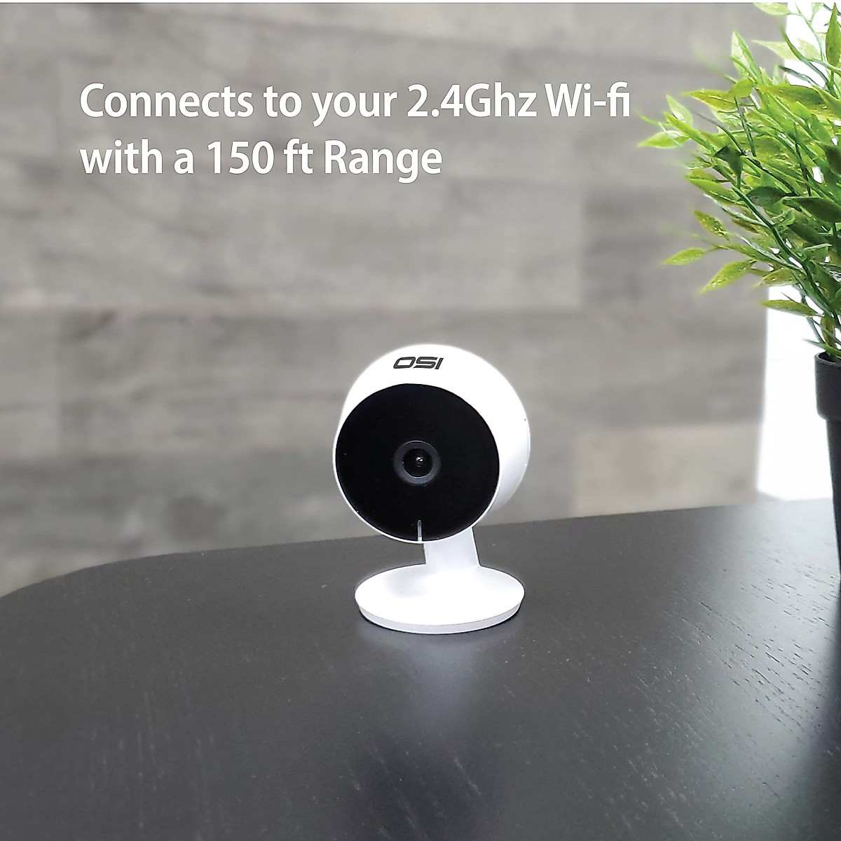 OSI Smart Security Mini Camera Indoor 1080P HD,WiFi Cameras,Home Security Cameras, AI Human Detection,Two-Way Audio,Night Vision,Compatible with Alexa, Google,32GB SD Card Included & Cloud Storage