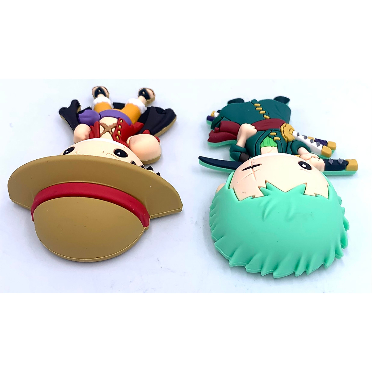 Monogram One Piece Monkey D. Luffy with Cape & Zoro 2 Piece 3D Foam Figure Magnet Set - Magnet for Refrigerators and Lockers