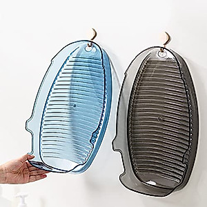 Washboard Decor hand portable clothes washing machines washing board household clothes washboard anti-skid tabla washboard mini dryer for clothes (blue) Washboard Tie