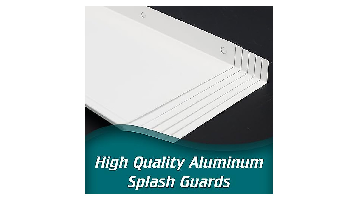 Daisypower 8 Pack Gutter Valley Splash Guards,Rainwater Roof Rain ...