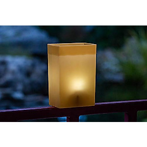 Set of 12 Brown Luminaries, Light String, Bulbs & Stakes