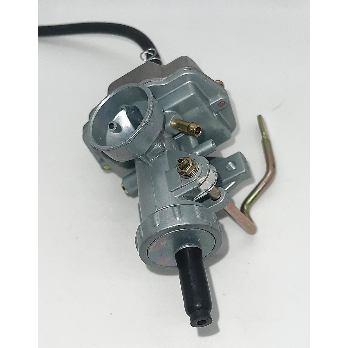 KDSG PZ16 Carburetor with Extended Metal Hand Choke Lever for Kazuma 50cc-110cc 4 stroke ATVs Scooters, Mopeds, Dirt Bikes, and Go Karts, PZ16 Long Lever Carb