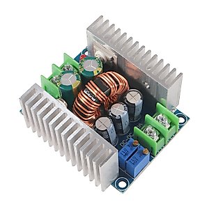 4Pcs 20A 300W Buck Converter Step Down Module DC 6-40V to 1.2-36V 20A 300W Adjustable Constant CC CV Current Voltage Regulator Power Supply Module with Short Circuit Protection Function