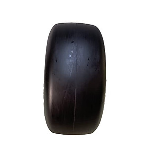 N12 2 New HORSESHOE 13x6.50-6 Flat-Free Lawn Mower Smooth Tires with Steel Rim for Garden Tractor - Hub Length 4 Inch -7.1 5/8 Precision Bearing 136506 T161, 13x6.50x6 13X6.5X6