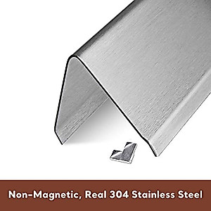 QuliMetal SUS304 Flavor Bars and Grill Burner for Weber Spirit 200 and II 200 Series Grills, Spirit E210, E220, S210, S220 (with Front Control Knobs)