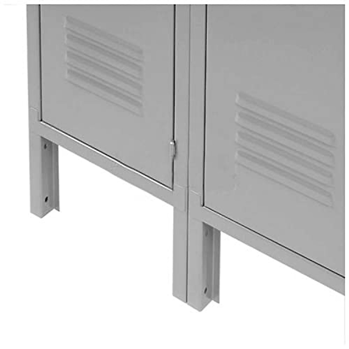 GLOBAL INDUSTRIAL Double Tier Locker, 12x18x36 6 Door, RTA, Gray