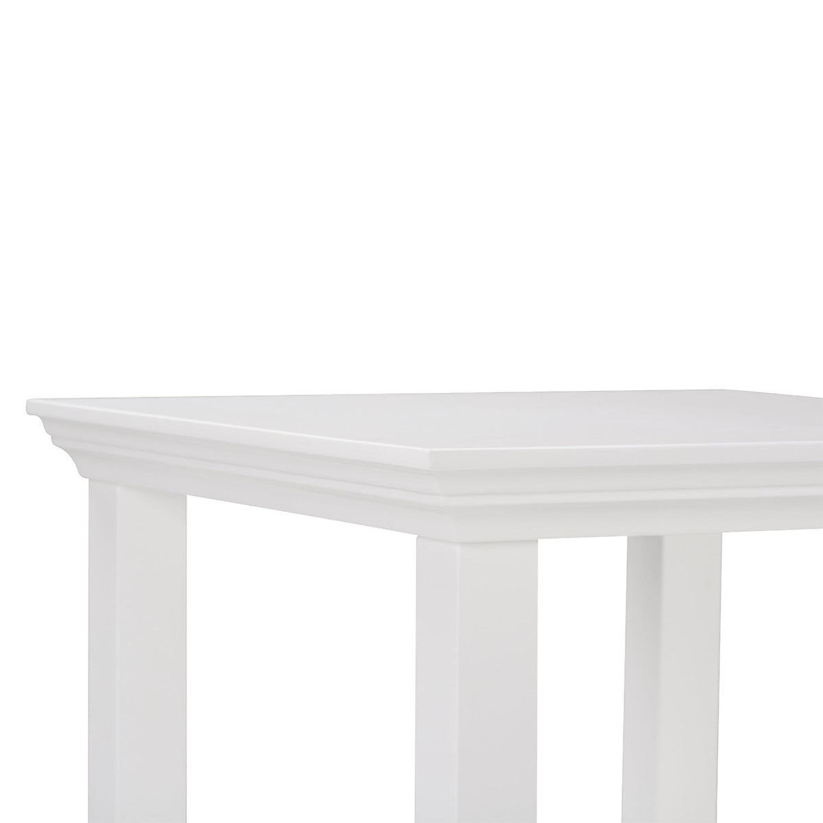 SIMPLIHOME Acadian 56.1 inch H x 15.75 inch W Bath Storage Tower Bath Cabinet in White with Storage Compartment and 3 Shelves,for the Bathroom, Transitional