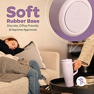 Hydracy Soulmate 40oz Tumbler with Handle and Flip Straw - 100% Leakproof Reusable Insulated Cup with Stainless Steel Straw - Cupholder Friendly Rubber Base Travel Mug - Gifts for Women & Men