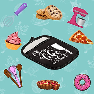 Chop It Like Its Hot Oven Pads Pot Holder Novelty Gift Friend Kitchen Present New Home Present (Chop IT Like It's hot)
