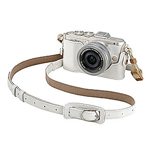 Olympus CS-45B - Camera Cases (Shoulder case, Olympus, White, Leather)