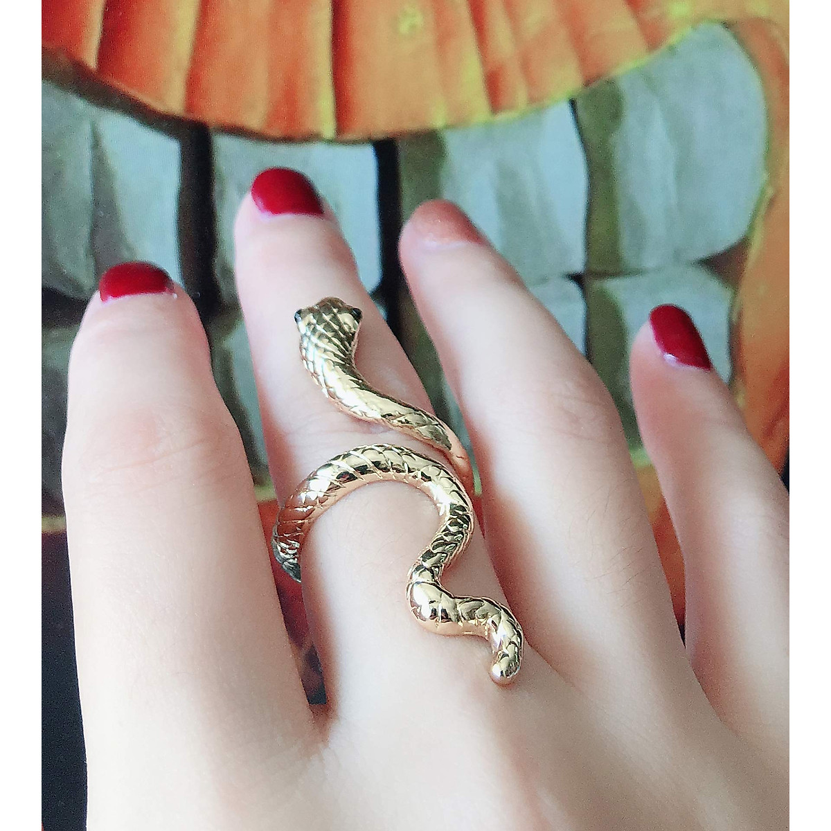 choice of all Gold Snake Jewelry for Women Snake Necklace Bracelets Rings Punk Gothic Animal Jewelry Halloween Party Costume Accessories